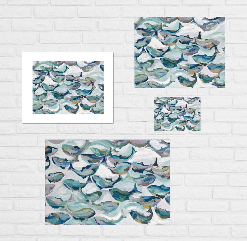 Deep Dive, Print of Original Acrylic Painting, by Kim Hovell - Etsy