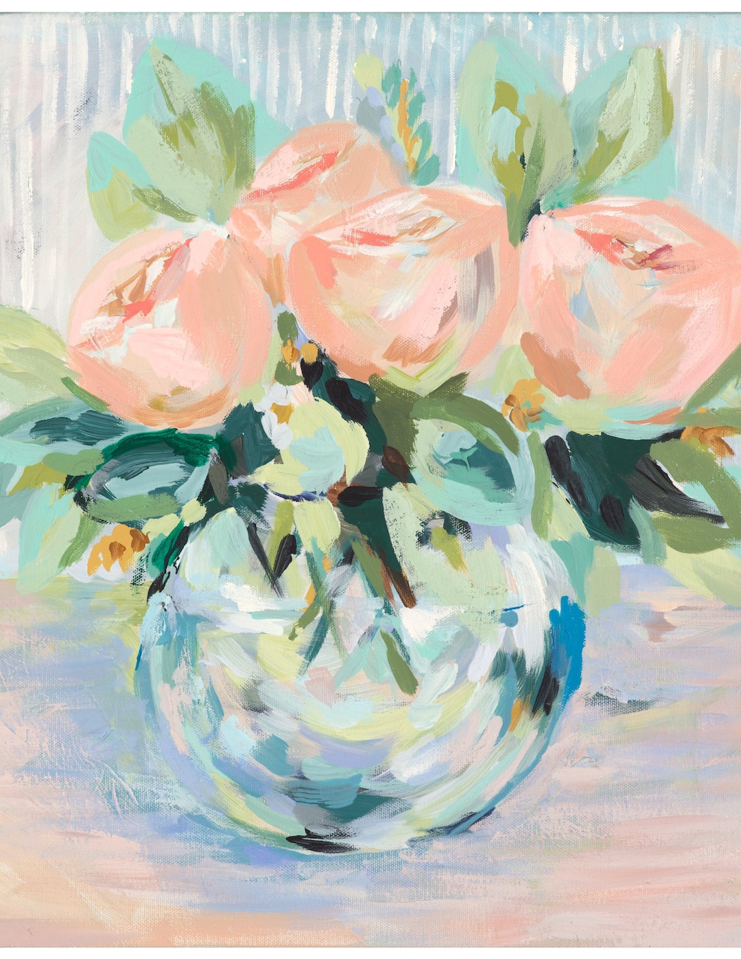 Early Spring, Print of Original Acrylic Painting, by Kim Hovell - Etsy