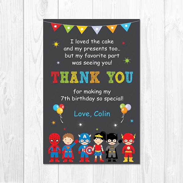 Avengers Thank You - Etsy