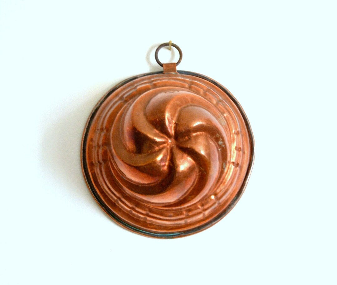 Antique French Copper Cake Pan - Etsy