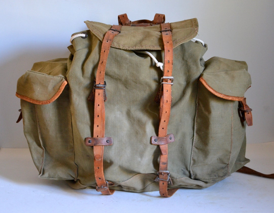 1957 French Army Backpack - Etsy