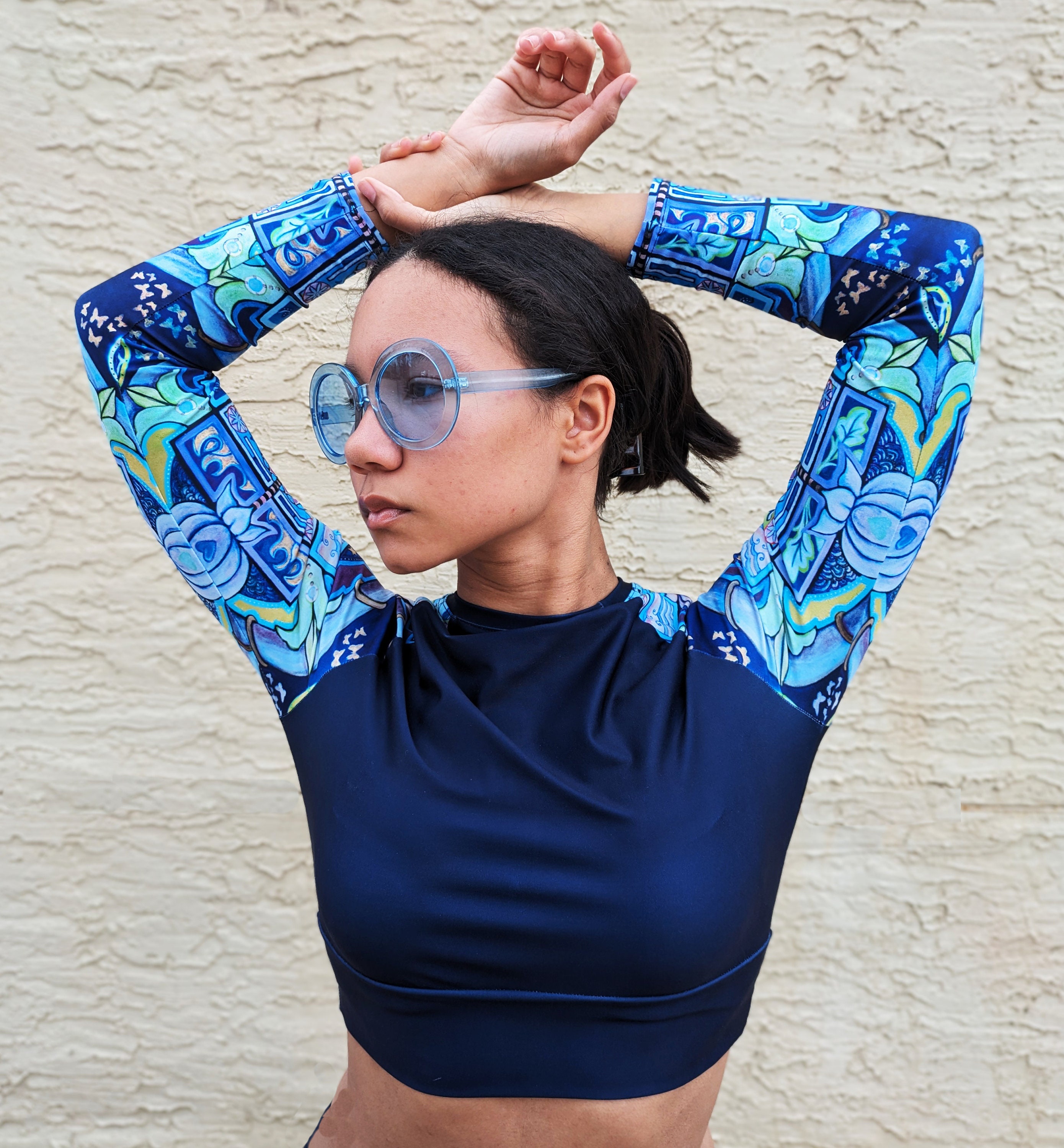 MANDALA TOP | CROP Top | Mandala Tattoo Long Sleeve Recycled Top ...