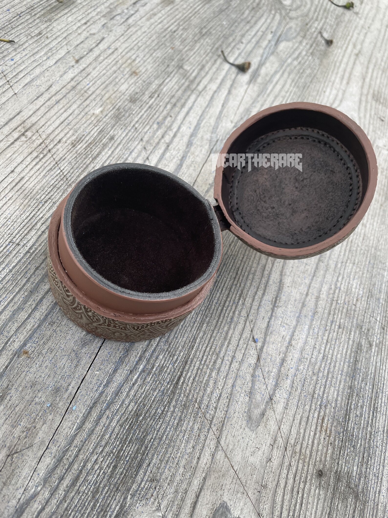 Viking Treasure Box Handtooled Leather Box in Mammen Style - Etsy