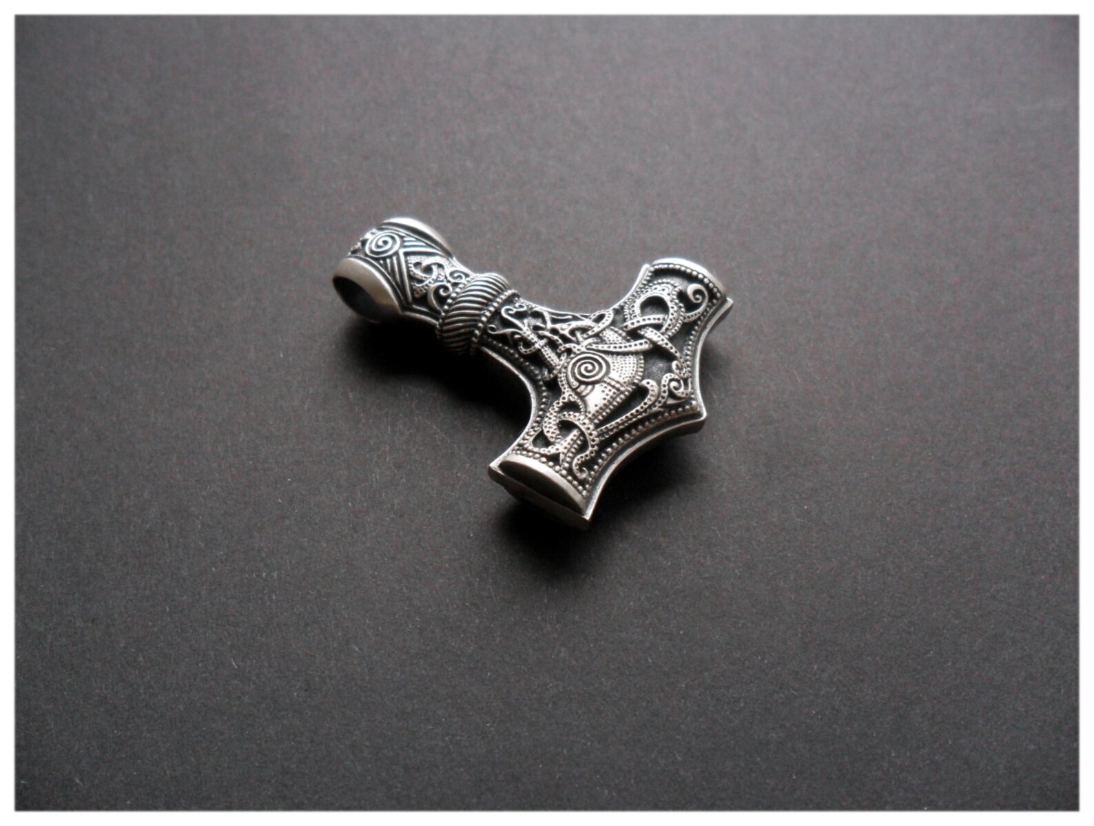 Huge Thor hammer Mjolnir Viking Amulet Silver Hammer | Etsy