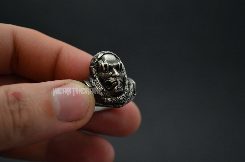 Dark Knight Ring Original Sterling Silver Jewelry | Etsy