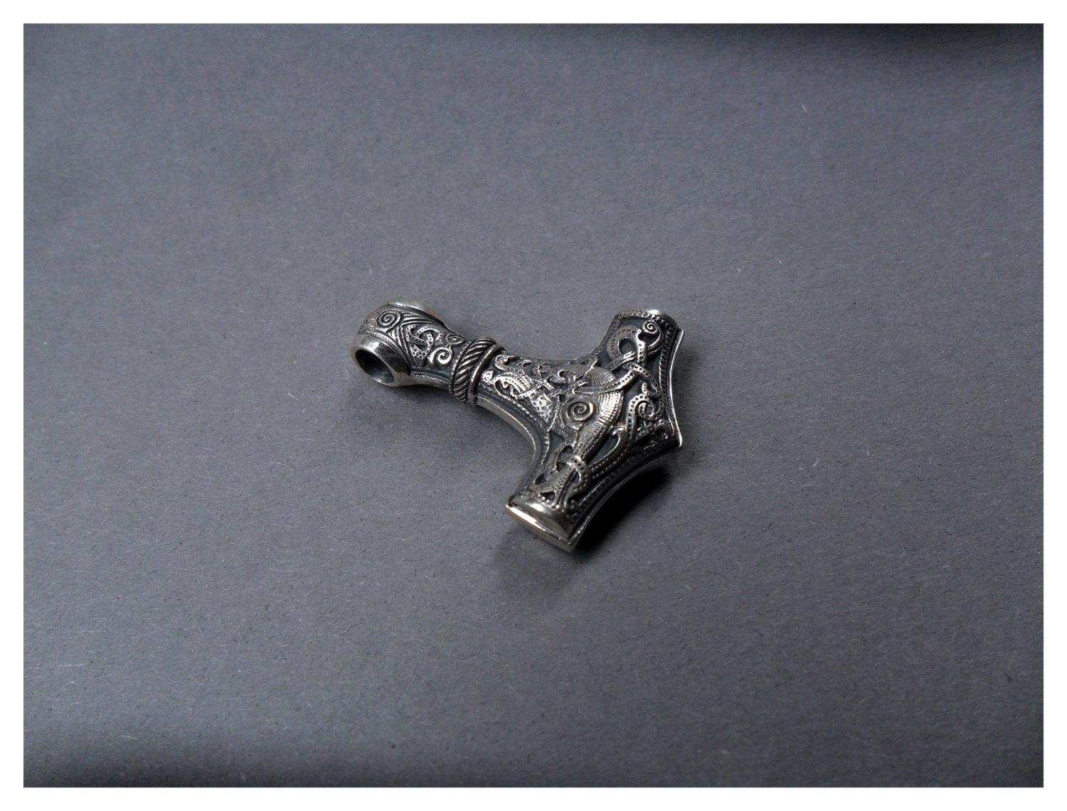Thor Hammer Mjolnir Viking Amulet Silver Hammer Scandinavian - Etsy