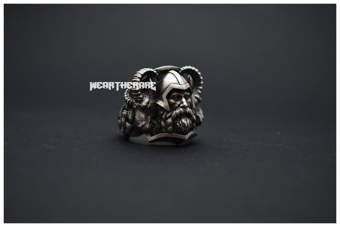 Norse Thor Viking Ring Scandinavian Norse Jewelry Thor Hammer - Etsy