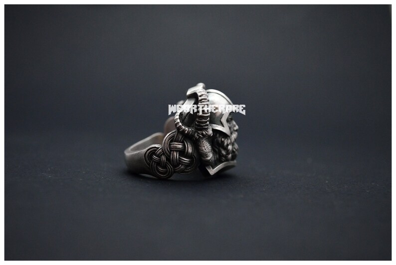 Norse Thor Viking Ring Scandinavian Norse Jewelry Thor Hammer - Etsy