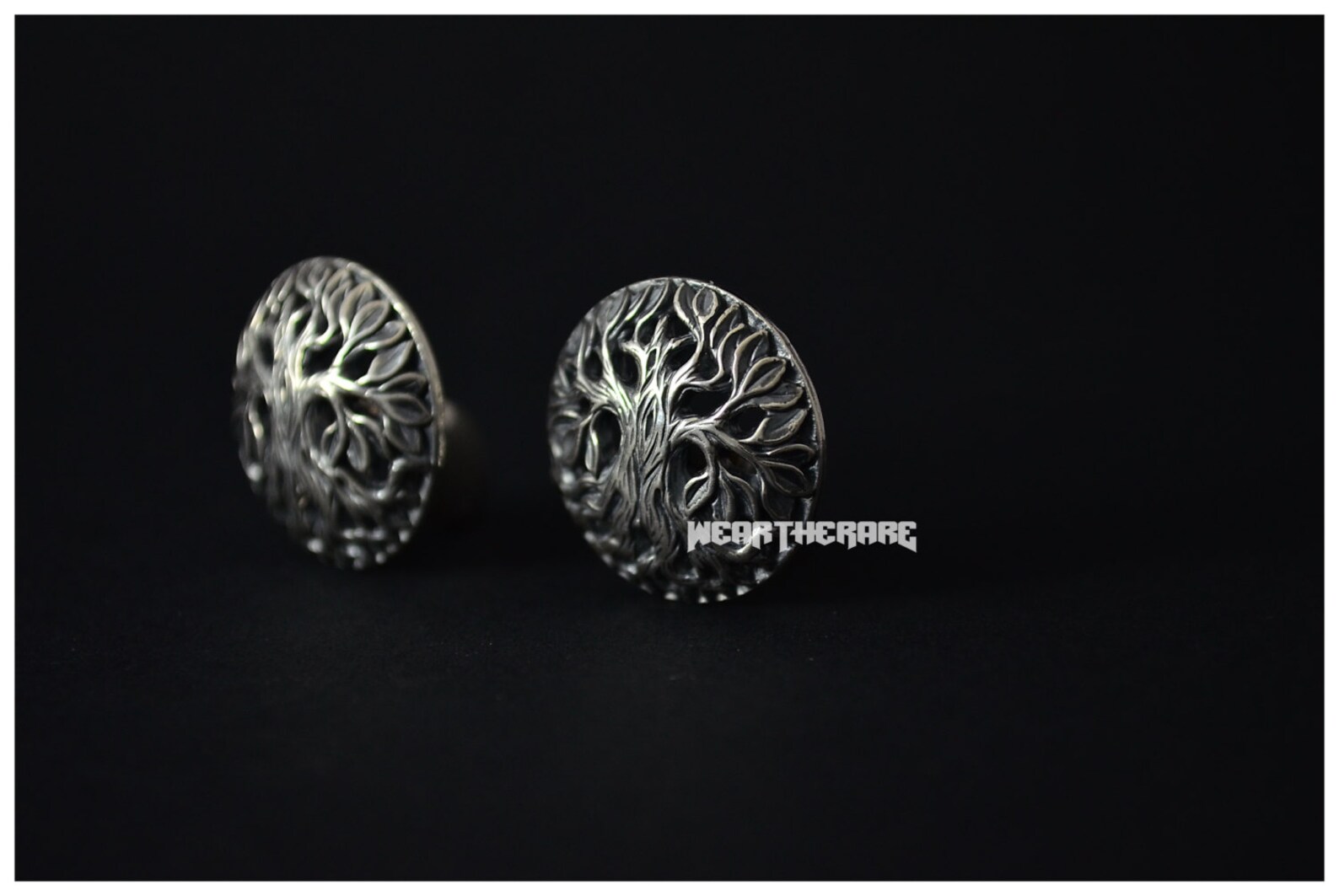 Yggdrasil Silver Cufflinks Norse Style Viking Pagan Sterling | Etsy