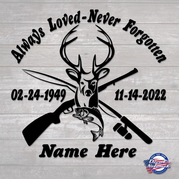 Fishing Decal - Etsy