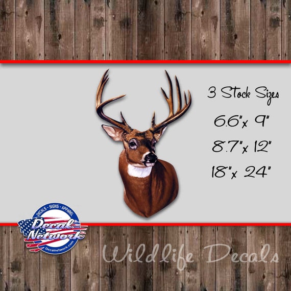 Whitetail Buck Decals Buck Silhouette Hunting Decal Sticker