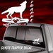 Coyote Trapper Vinyl Decal Trapping Design Truck Car Suv Window Sticker ...
