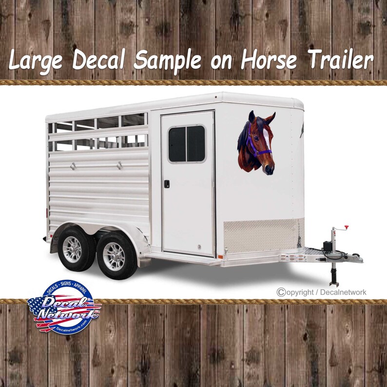 Full Color Horse Vinyl Decal Country Ranch Window Stickers - Etsy