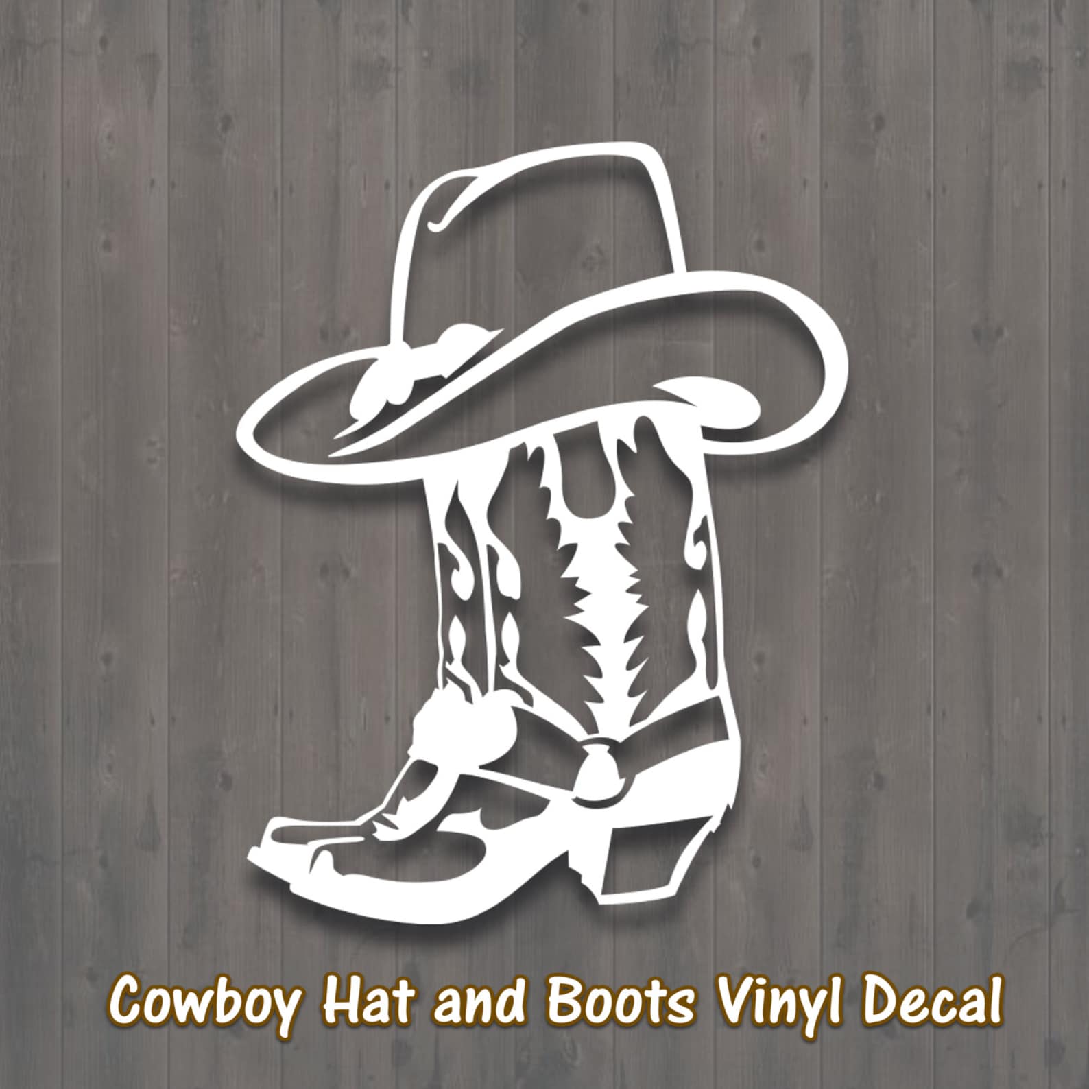 Cowboy Hat and Cowboy Boots Vinyl Decal Car Truck Suv Window Sticker - Etsy