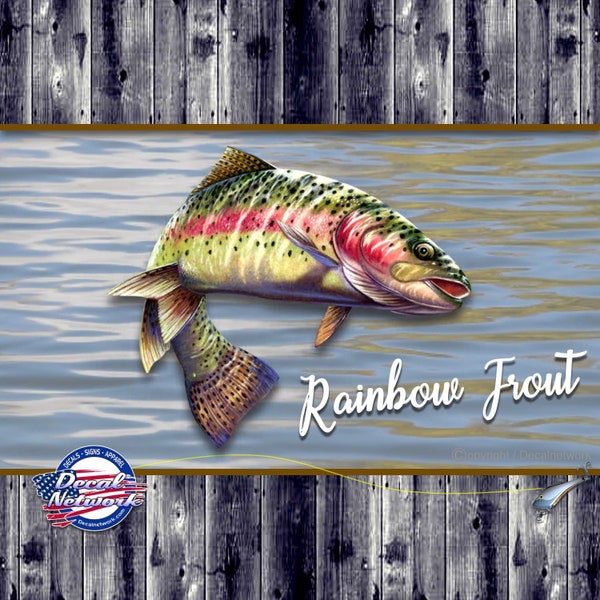 Trout Truck Decal - Etsy