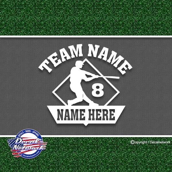 Baseball Diamond Sticker - Etsy