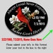 In Memory of Personalized Vinyl Decal Cardinal Theme Always Loved Never ...