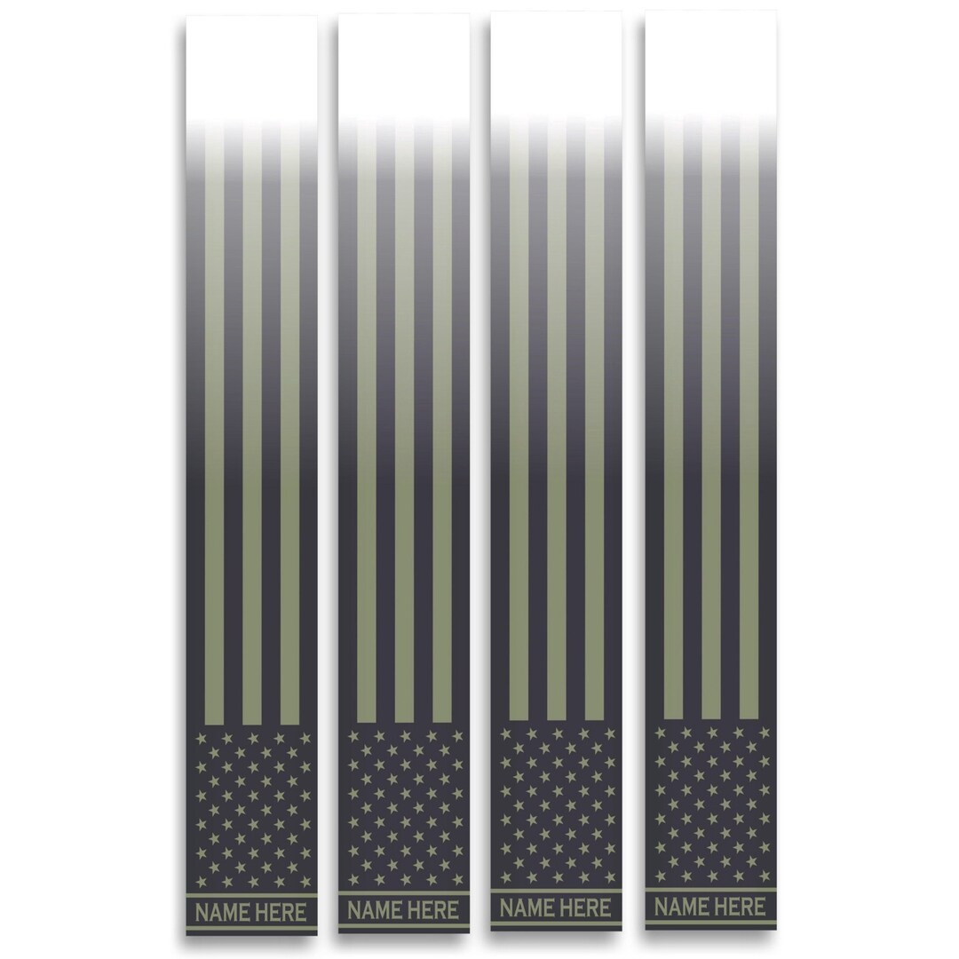 Arrow Wraps American Flag Military Colors Personalized With Your Name ...