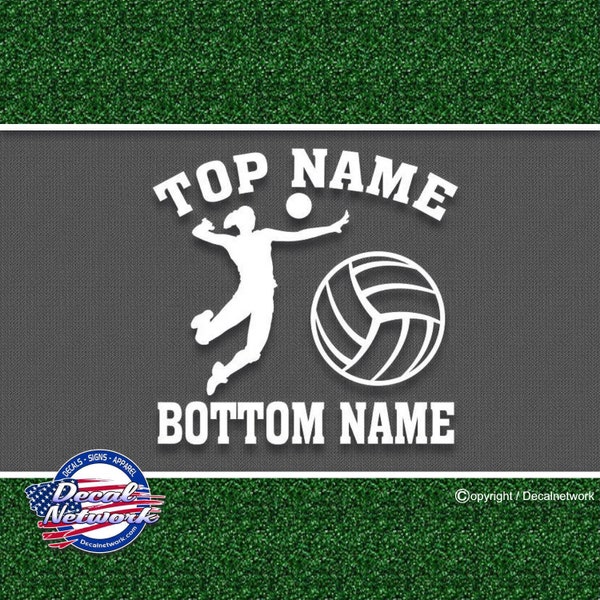 Volleyball Stickers - Etsy