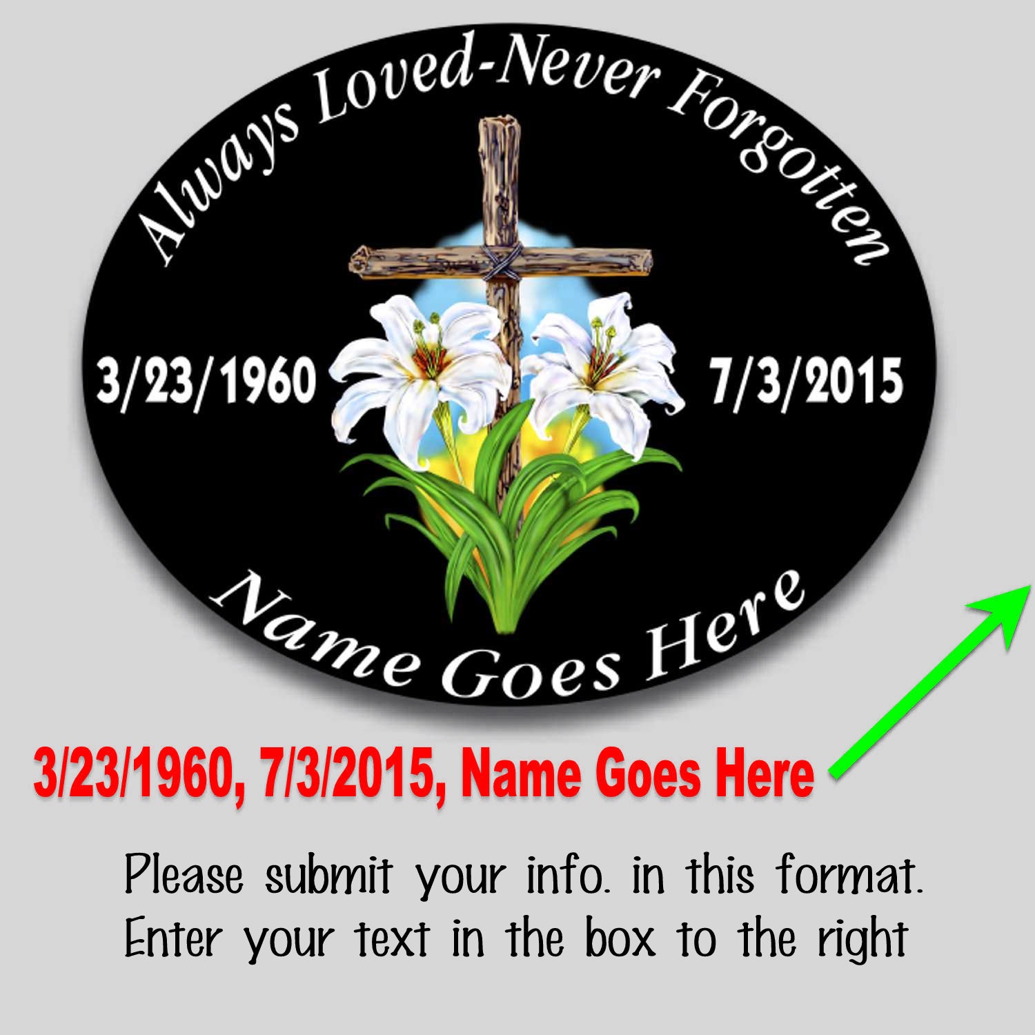 Electronics & Accessories Always Loved Never Forgotten personalize ...