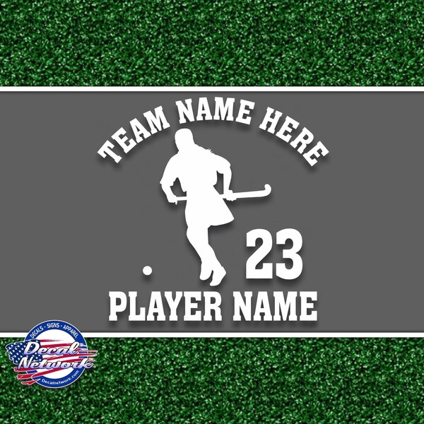 Field Hockey Decal - Etsy