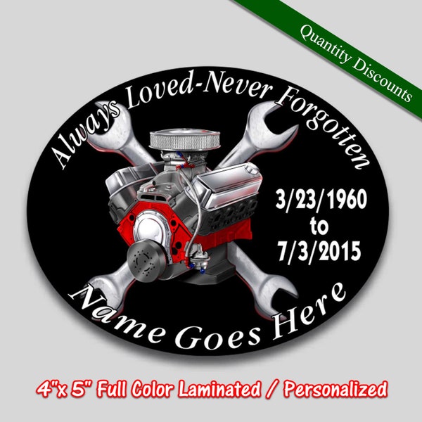 In Loving Memory Car Decal - Etsy
