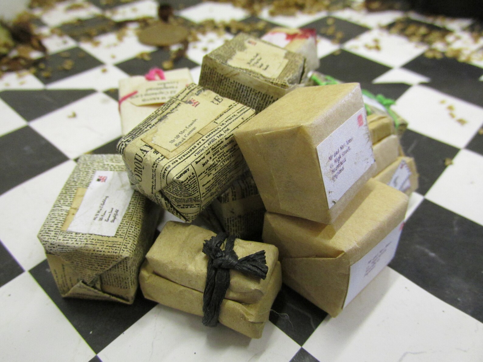 Brown Paper Parcel, Dollshouse Miniature - Etsy