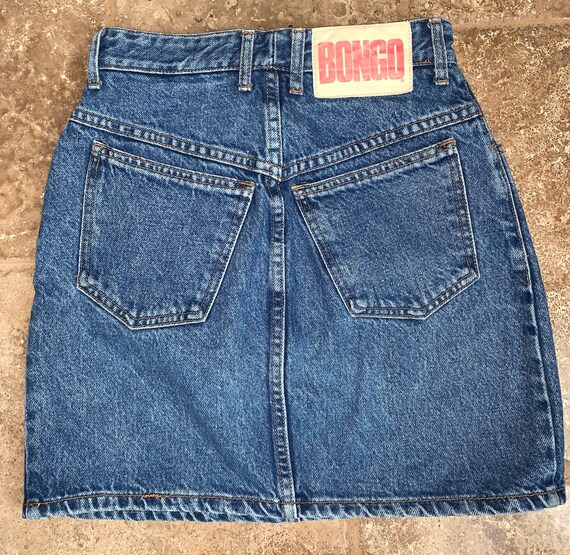 90s Bongo Denim Skirt - Gem