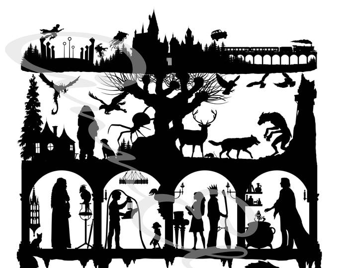 Wizard Collage Digital Download - Etsy