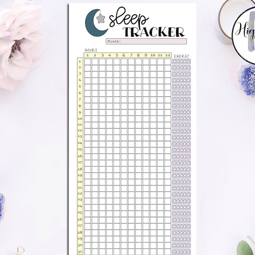 Sleep Tracker: Hobonichi Weeks/cousin Notes Page Sticker - Etsy