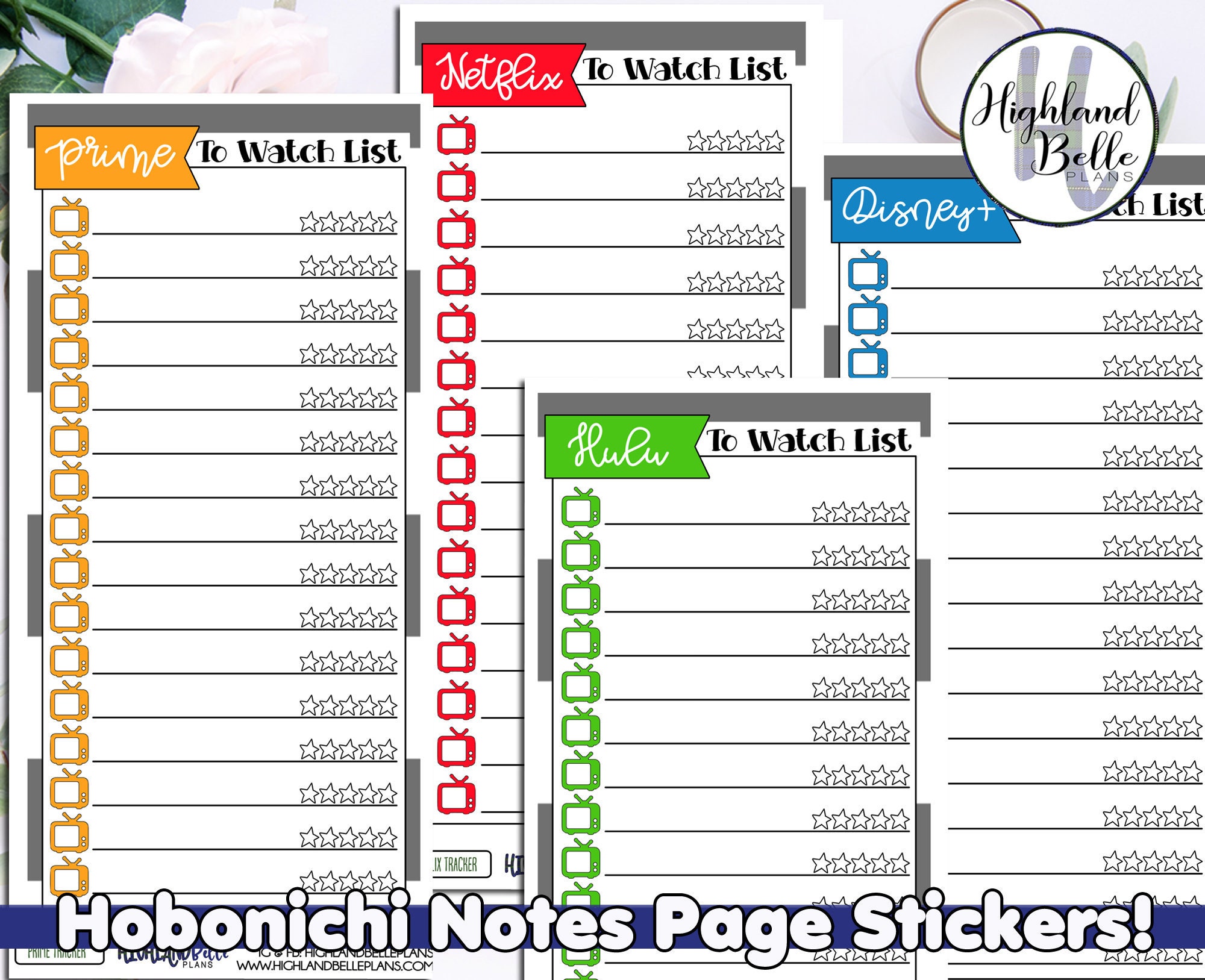 Labels Stickers, Labels & Tags Paper & Party Supplies Hobonichi Weeks ...