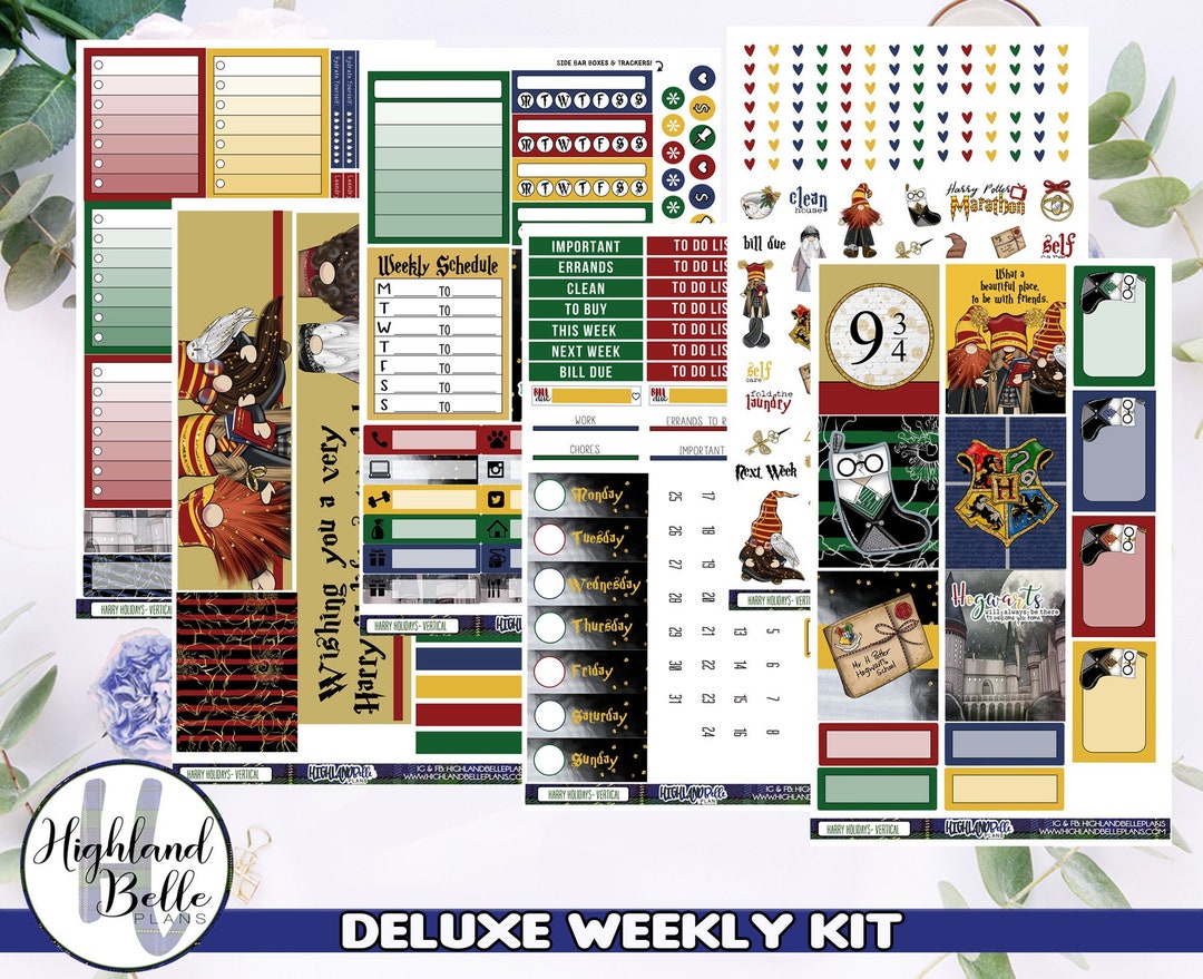 Wizarding Gnomes Holiday Deluxe Weekly Planner Kit! Available in ...