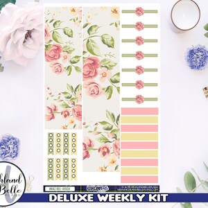 Vintage Rose Deluxe Weekly Planner Kit! - Etsy