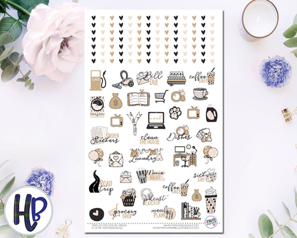 Cozy Coffee Deluxe Weekly Planner Kit! Available in Horizontal and ...