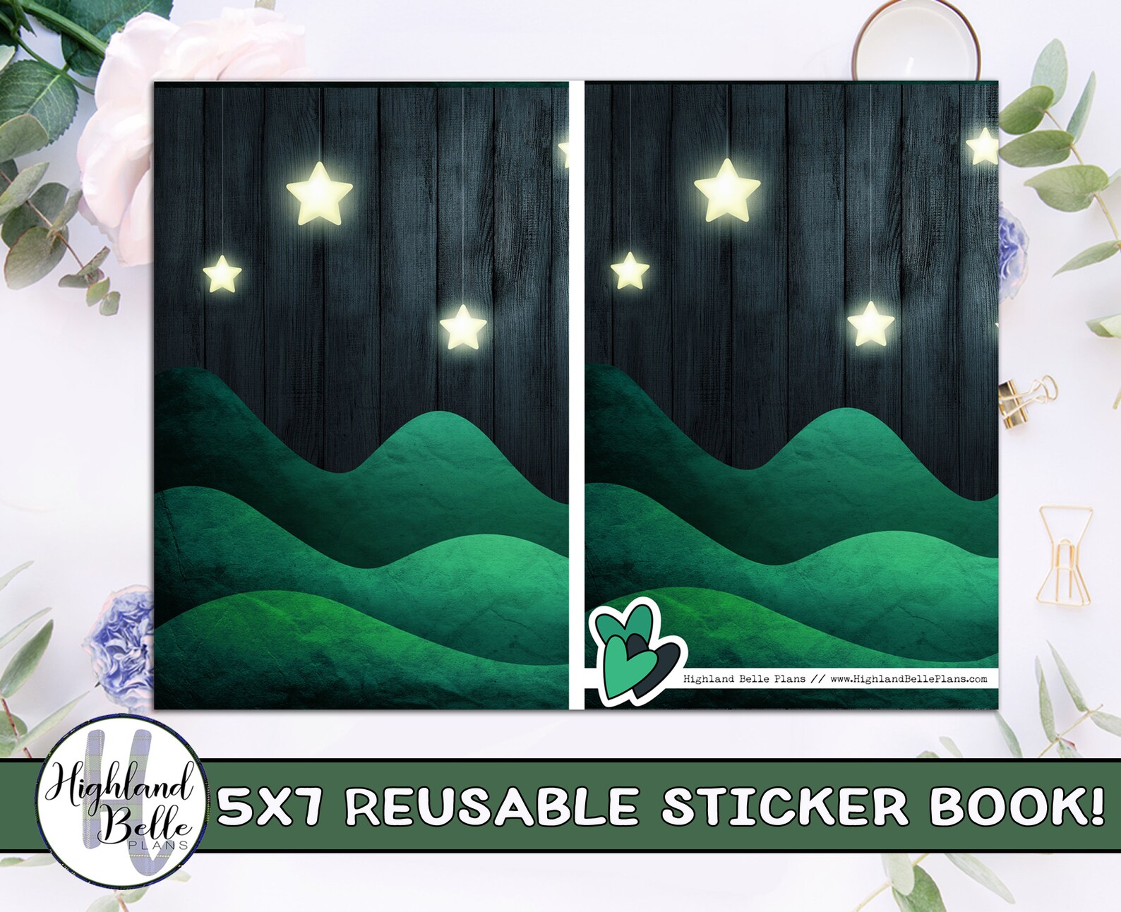 LIMITED EDITION 5x7 Reusable Sticker Books | Etsy