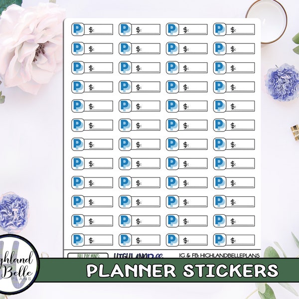 Bill Pay Stickers - Etsy