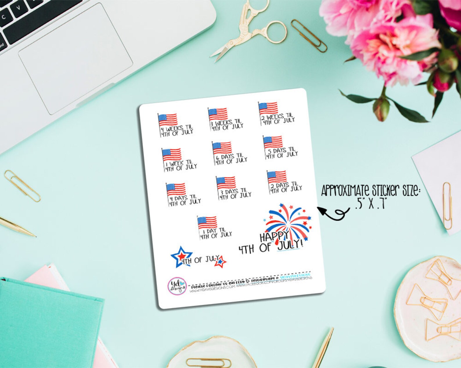 Holiday Count Down Sticker Bundle Perfect for All Size - Etsy