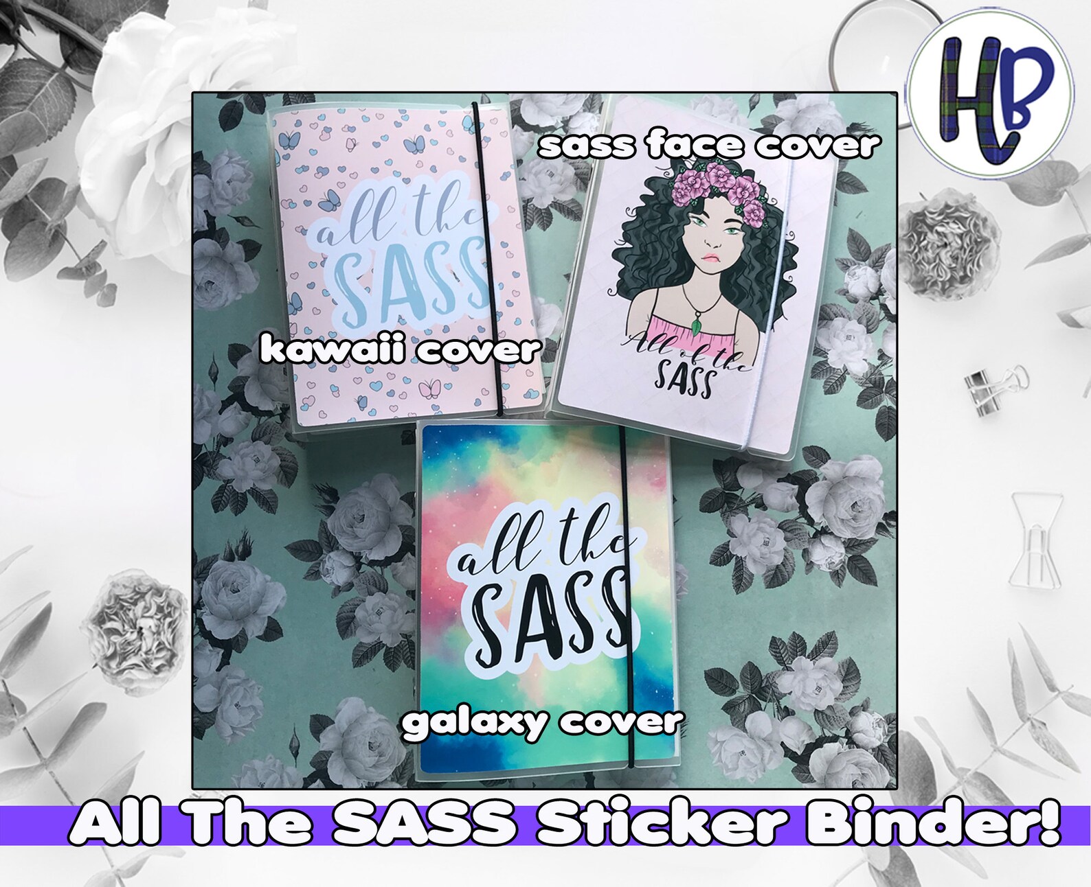 LIMITED EDITION All the SASS Sticker Binder | Etsy