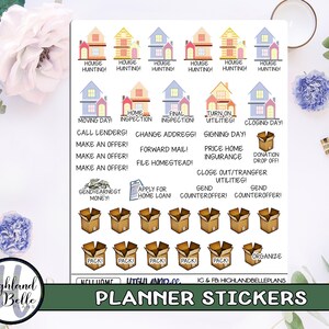 Buying a New Home / House Hunting Stickers! - Etsy
