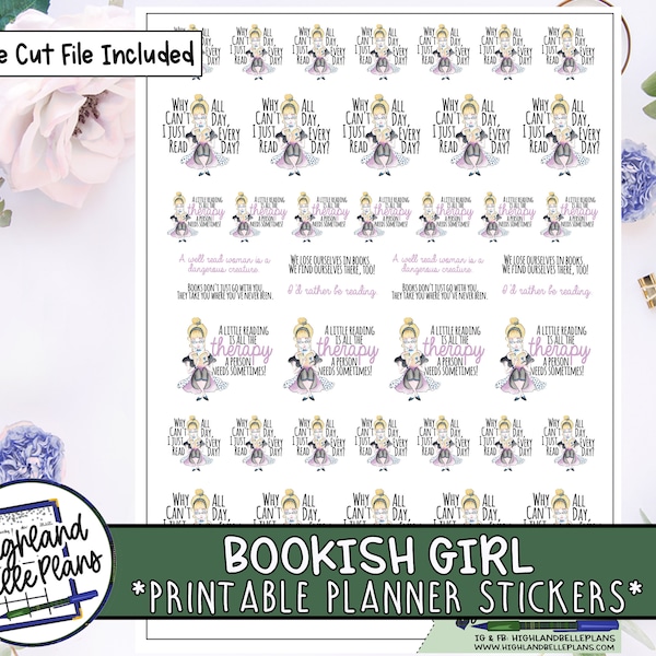 Bookish Planner - Etsy