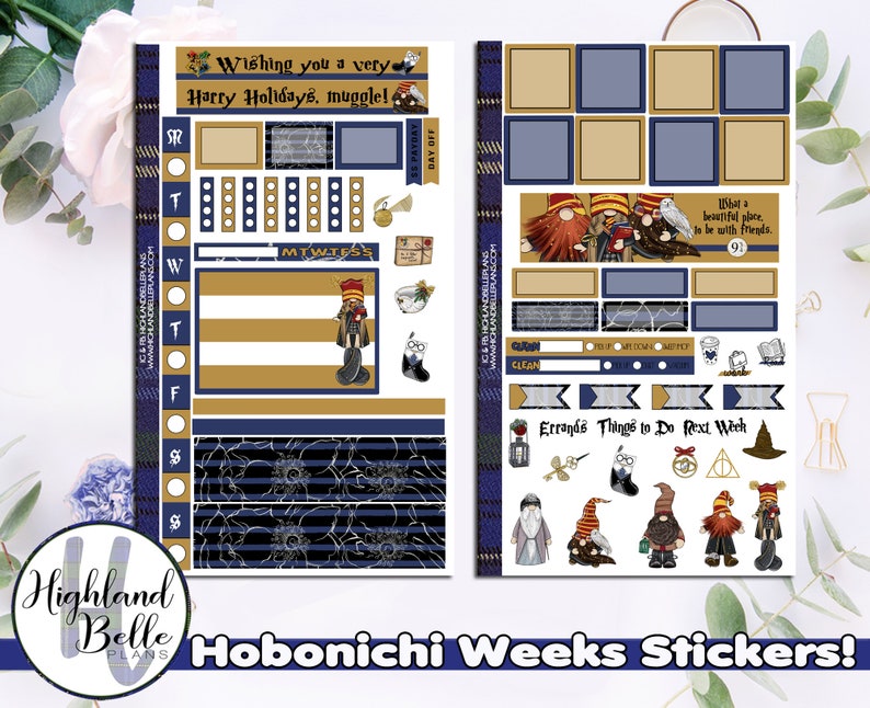 Wizarding Gnomes Holiday Planner Stickers Designed to Fit the | Etsy