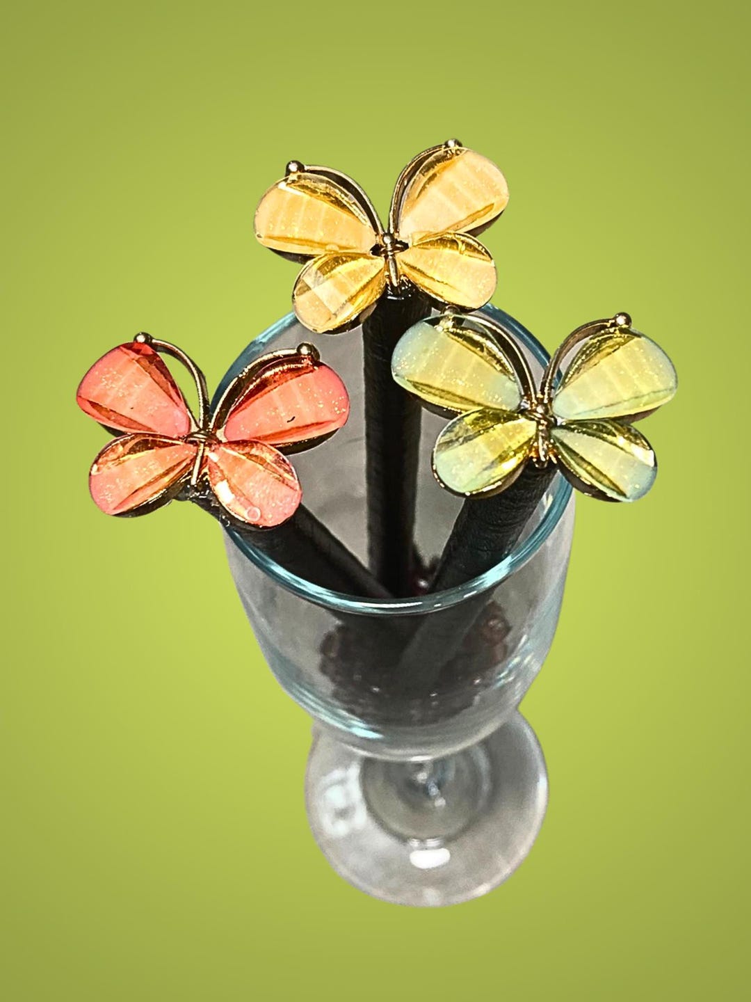 Butterfly Pens, Smooth and Non-sticky - Office Pen, Flowerpen, Flower ...