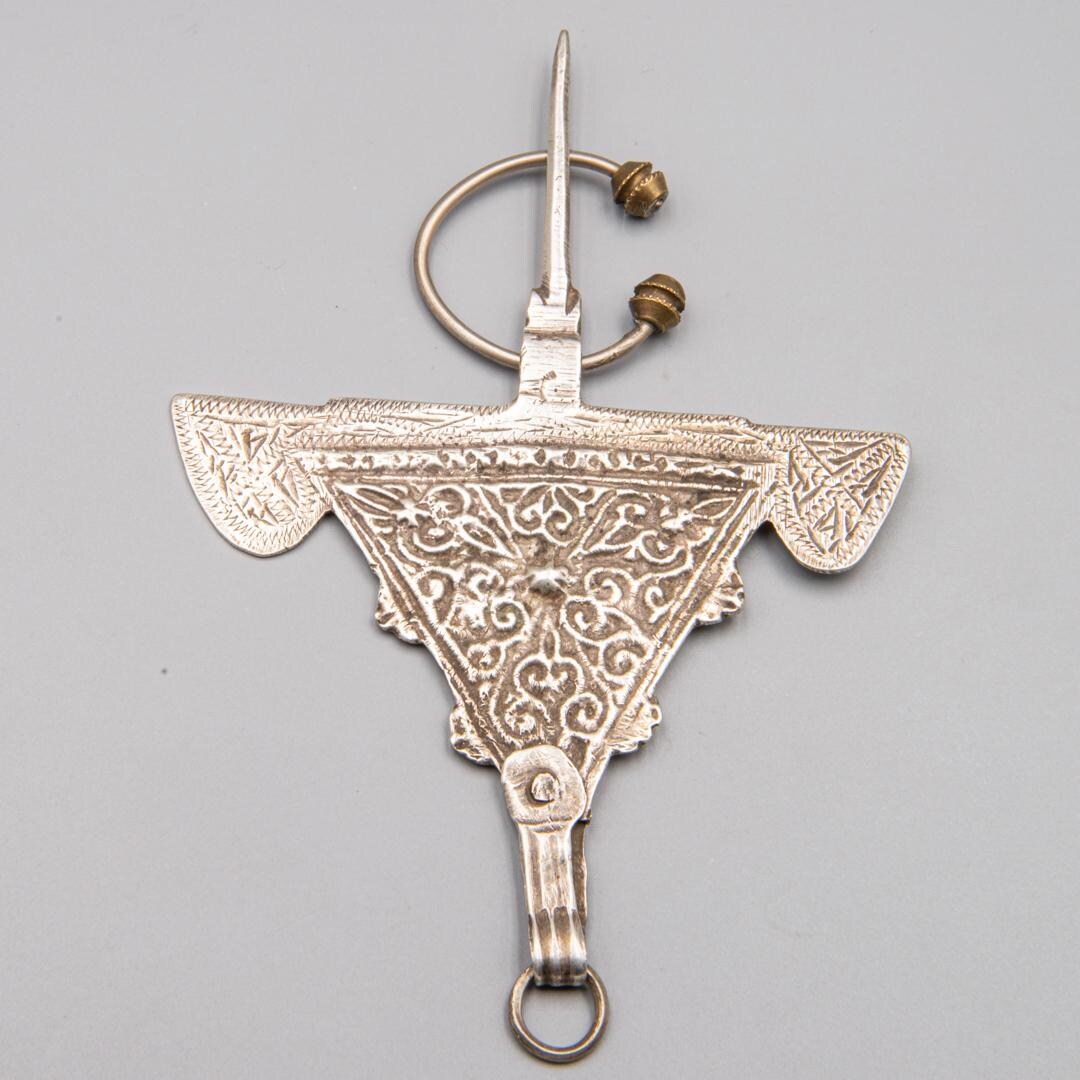 Antique Moroccan Silver Fibula – Ram’s Head Motif – Essaouira Region ...