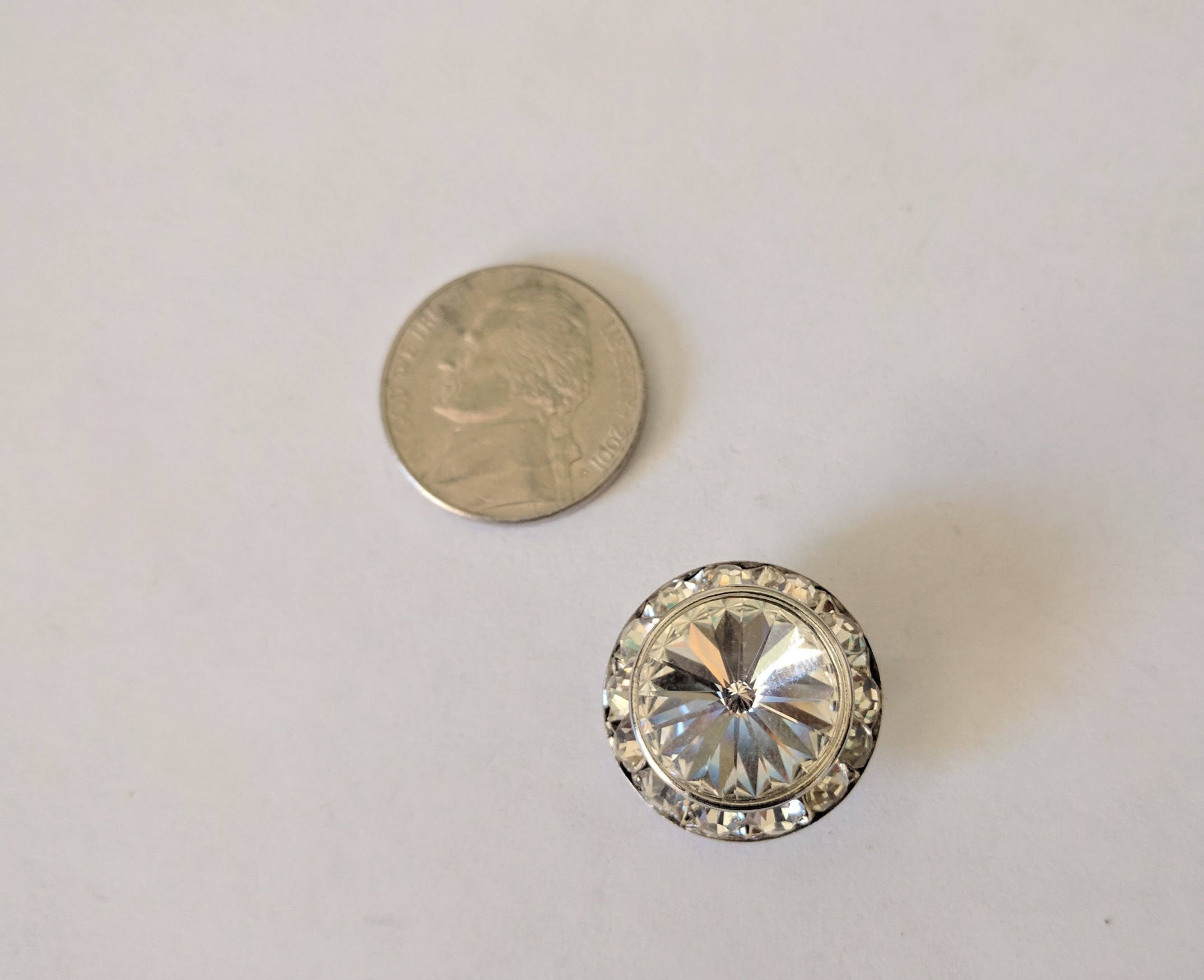 JUMBO JET Magnetic Number Pins Horse Show Number Magnet Rivoli Crystals ...