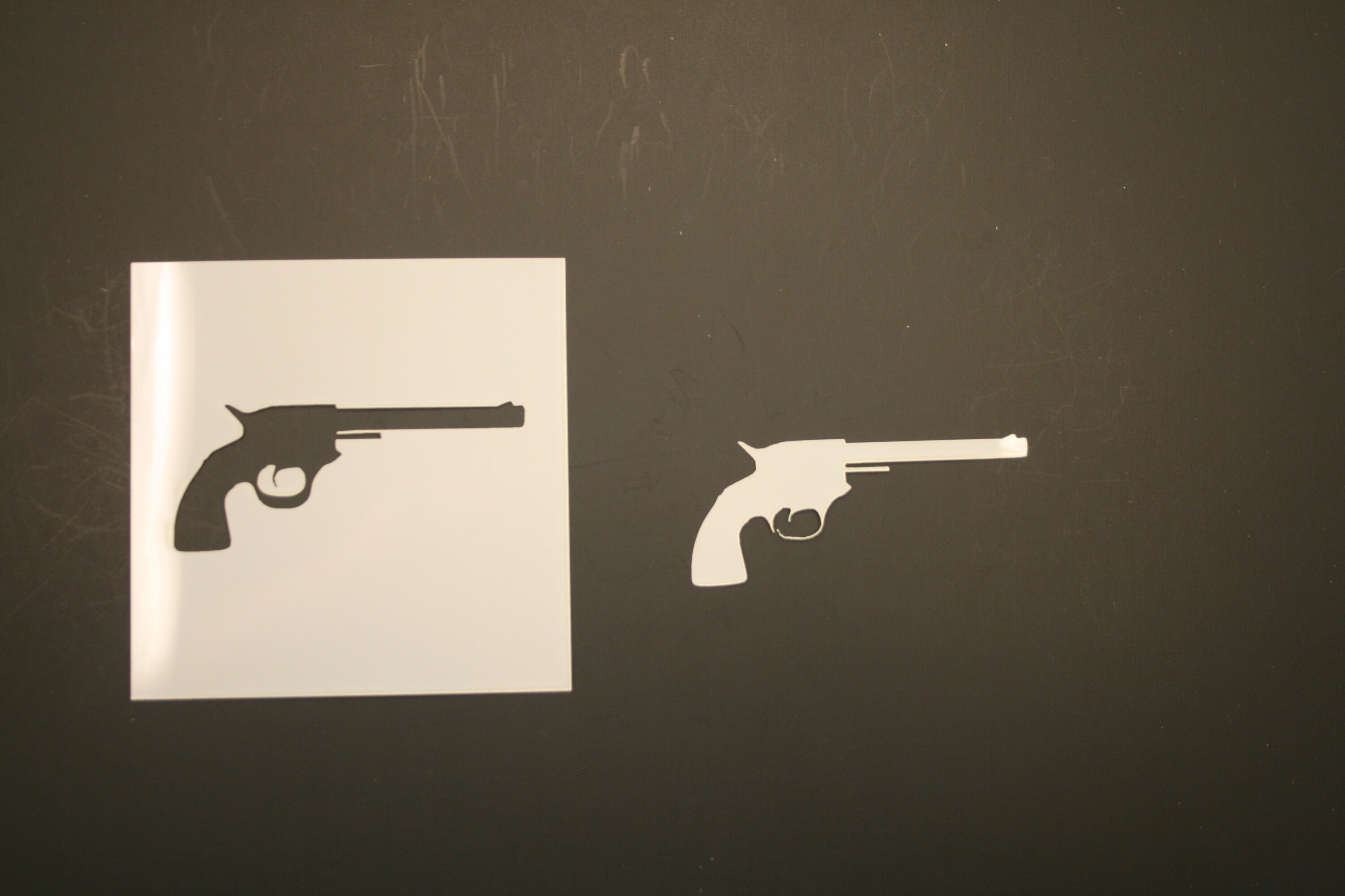 Revolver 2 Reusable Mylar Stencil Art Supplies - Etsy