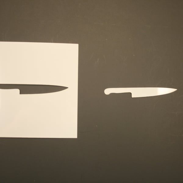 Knife Stencil - Etsy