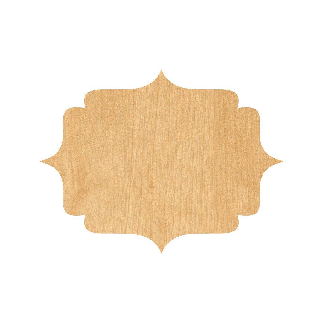 Bracket Frame Laser Cut Out Wood Shape Craft Supply - Woodcraft Cutout ...