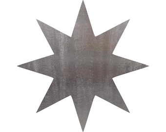 Polaris Star Metal Cutout Shape, Wall Art Decoration for Home ...