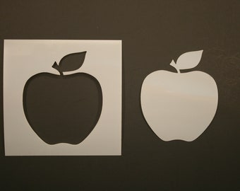 Apple Stencil | Etsy