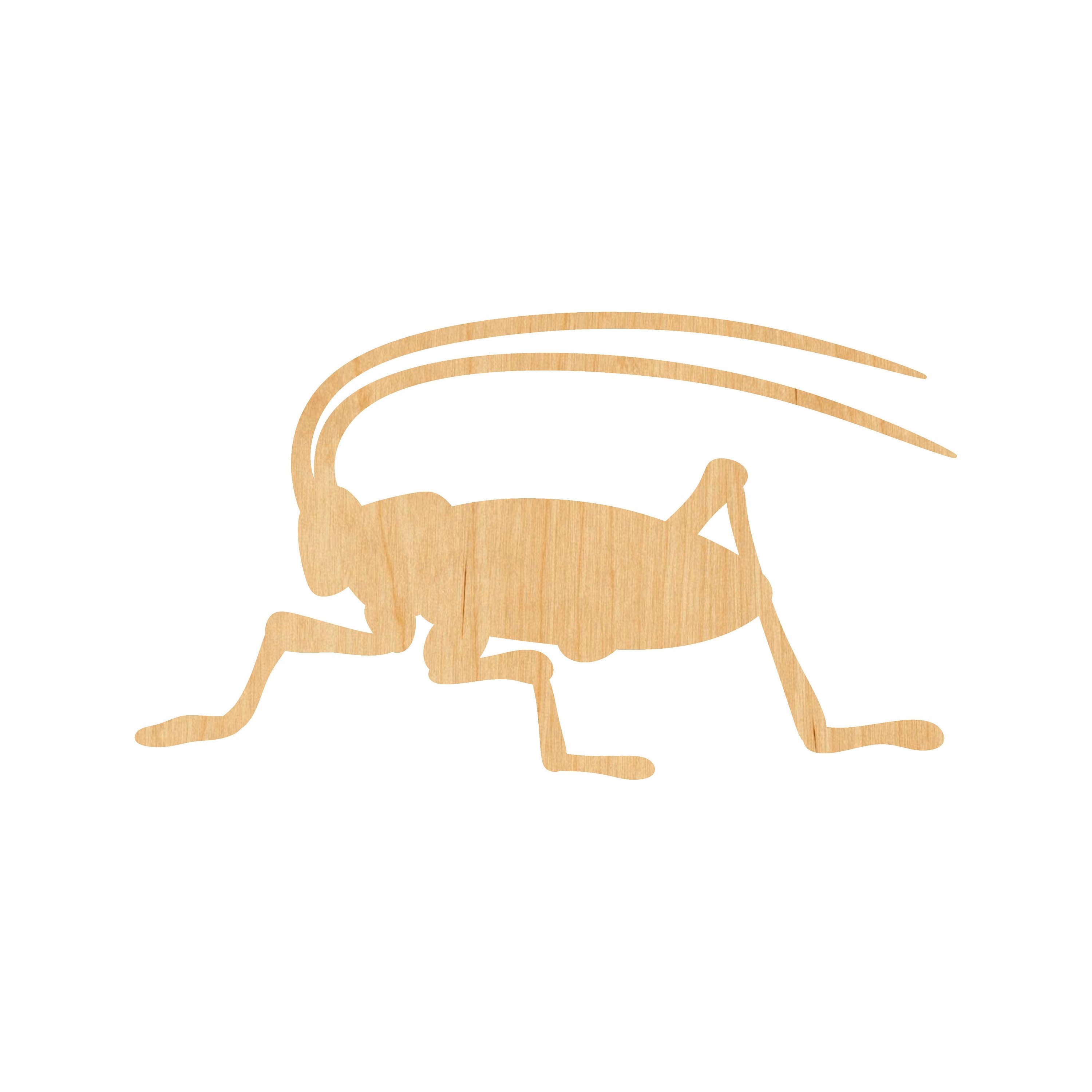 Cricket Laser Cut Out Wood Shape Craft Supply - Woodcraft Cutout - Etsy
